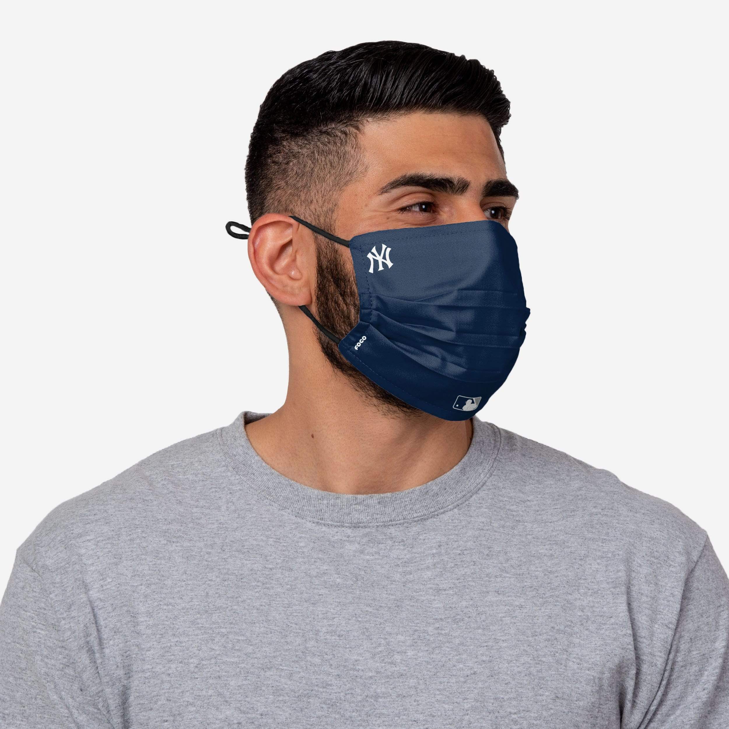 New York Yankees On-Field Gameday Adjustable Face Cover - FOCO